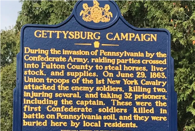 Changes to Pa. Markers for Gettysburg Campaign & Chambersburg Burning ...