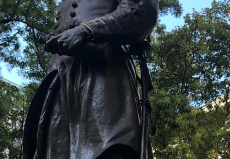 Admiral Farragut Statue in Madison Square By Augustus Saint-Gaudens ...